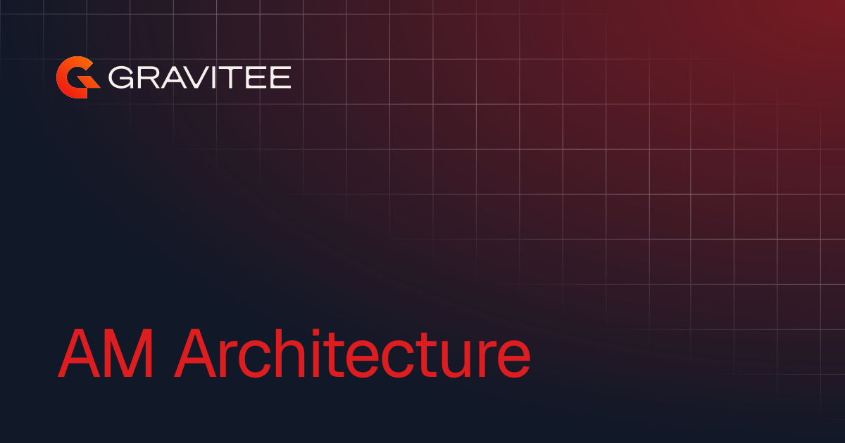 AM Architecture | Access Management | Gravitee Documentation