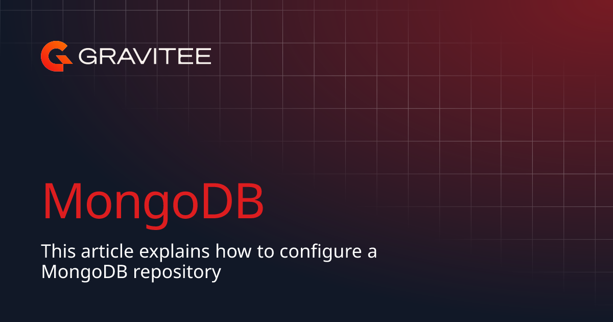 MongoDB | Gravitee Documentation