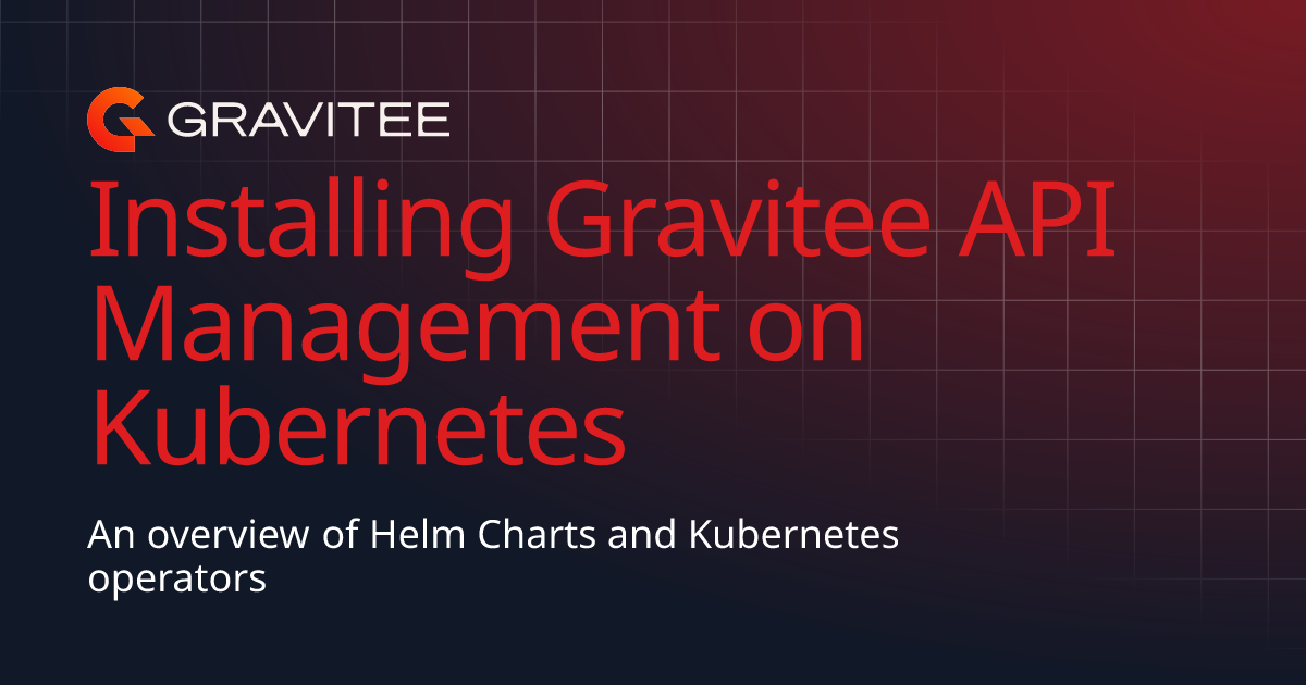 Installing Gravitee Api Management On Kubernetes Gravitee Documentation