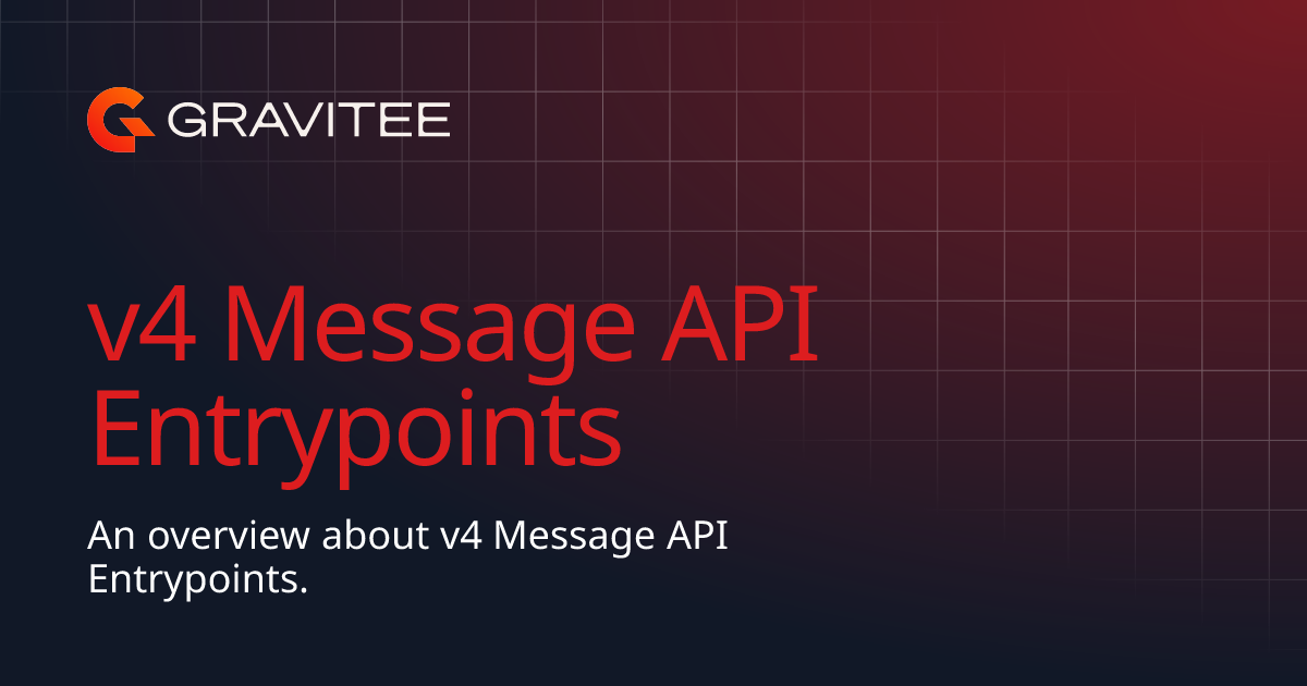 v4 Message API Entrypoints | Gravitee Documentation