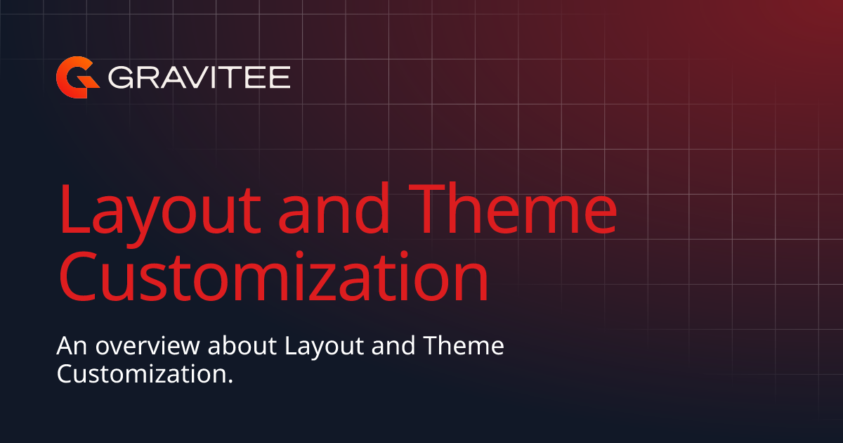 Layout and Theme Customization | API Management 4.4 | Gravitee Documentation