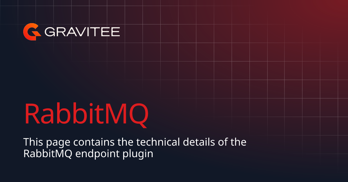 RabbitMQ | Gravitee Documentation