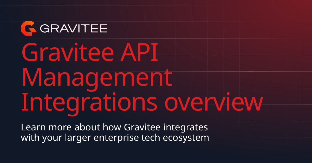 Gravitee API Management Integrations overview | Gravitee Documentation