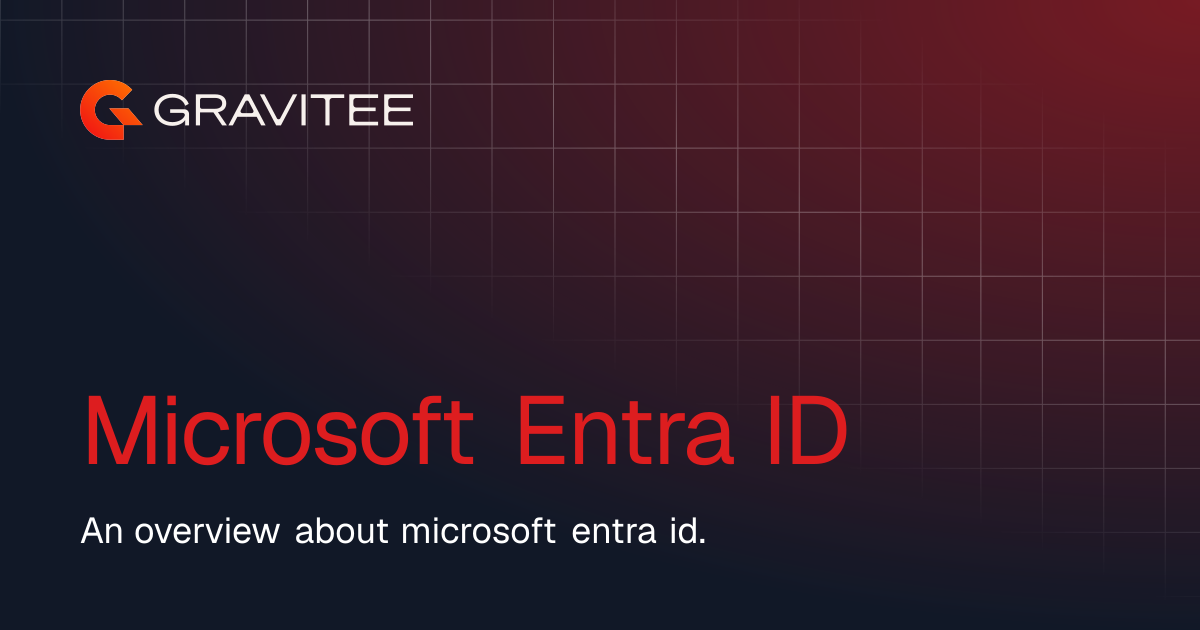 Microsoft Entra ID | API Management 4.9 | Gravitee Documentation