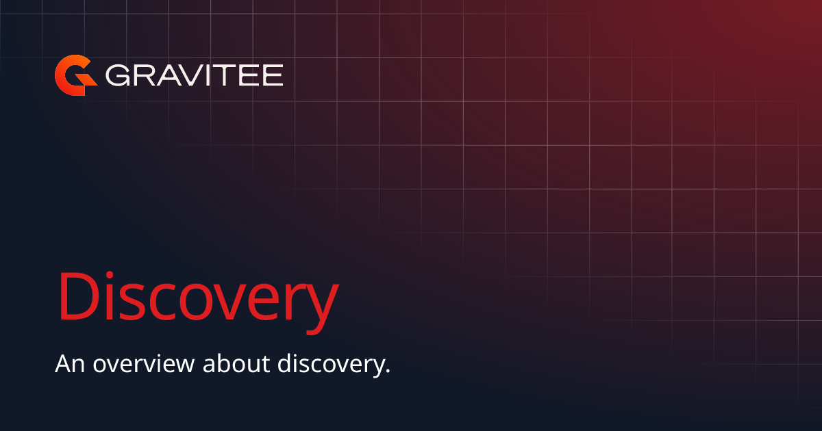 Discovery | Gravitee Documentation