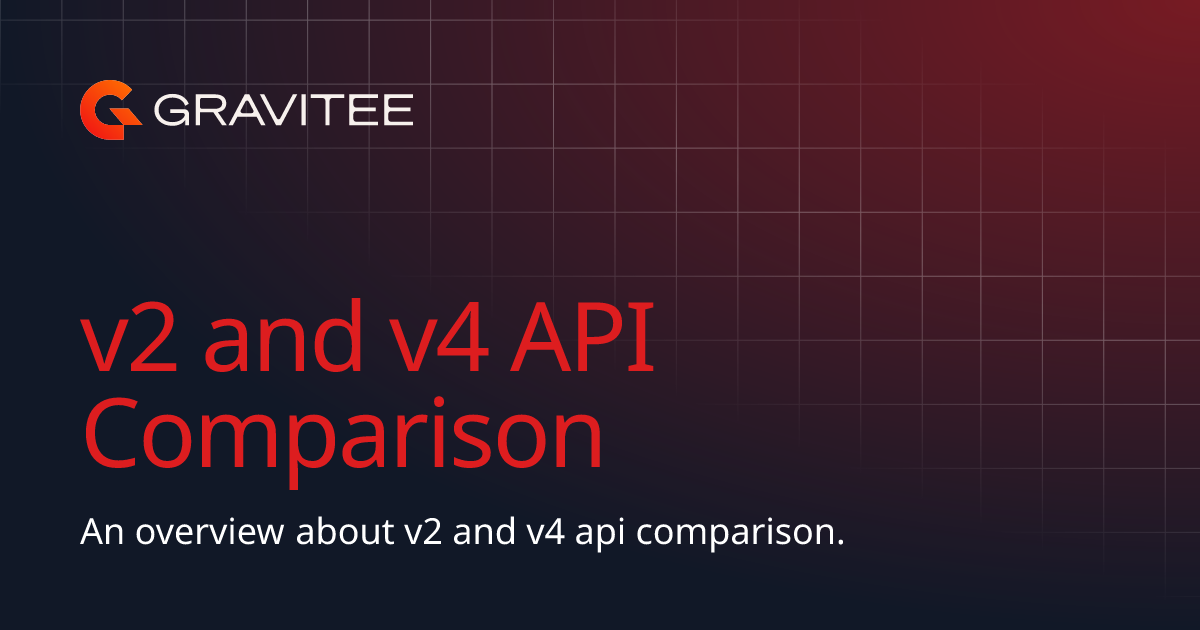 v2 and v4 API Comparison | API Management | Gravitee Documentation