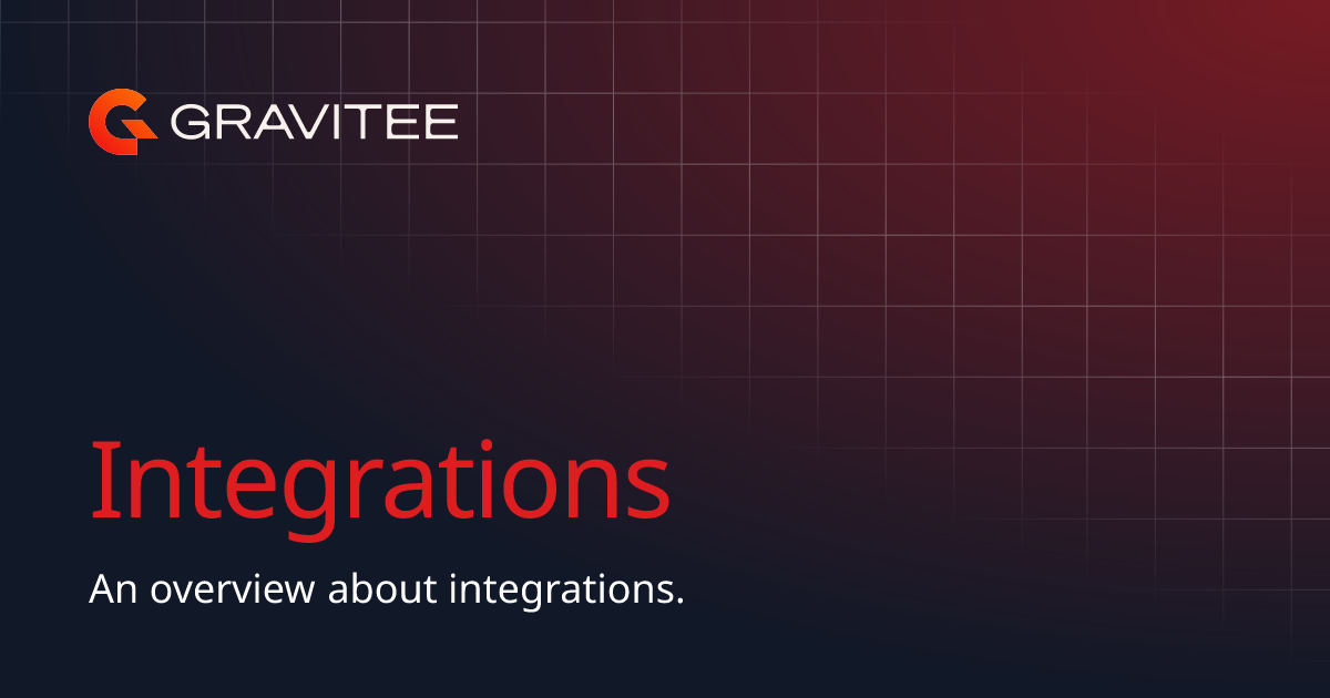 Integrations | API Management | Gravitee Documentation