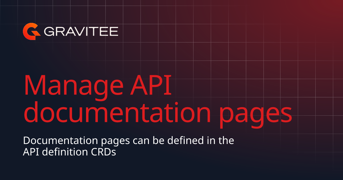 Manage Api Documentation Pages Gravitee Documentation